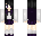 EDIT Of Black Haired School Girl | Minecraft Skin