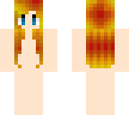 Fiery Hair Base | Minecraft Skin