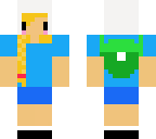 Adventure Time finn female version | Minecraft Skin