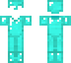 Floating Diamond Armor | Minecraft Skin