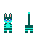 blue cat | Minecraft Skin