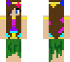 hula girl | Minecraft Skin
