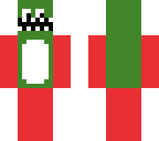 Dig Dug Fygar with tummy patch | Minecraft Skin