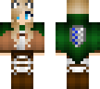 aot added ears not my originol creation | Minecraft Skin