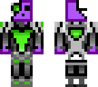 Purple Cyborg-Slime | Minecraft Skin
