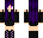 EnderWoman aka Enderman Girl | Minecraft Skin