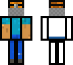 Minecraft Steve Chest Head | Minecraft Skin