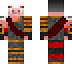 remake Blood Moon Pig | Minecraft Skin