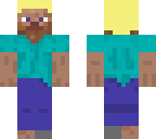 blond hair steve | Minecraft Skin