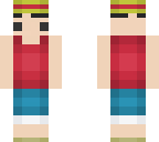 8-Bit Luffy | Minecraft Skin