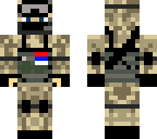 Serbian Soldier | Minecraft Skin