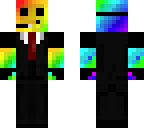 Agent Rainbow Slime | Minecraft Skin