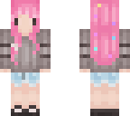 Pusheen-Bound Girl | Minecraft Skin