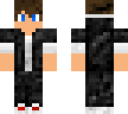 Cool guy in black cloth | Minecraft Skin