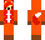 Derpy Chibi Fox Girl | Minecraft Skin