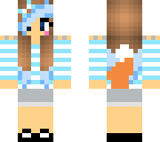 Ruka Souen's Fox Costume | Minecraft Skin