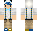 LCFC Kawaii Blue Hair | Minecraft Skin