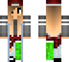 broken leg on crutches | Minecraft Skin