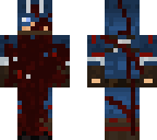 Cap Killed Iron-Man | Minecraft Skin
