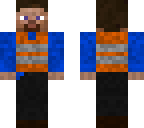 construction worker steve | Minecraft Skin