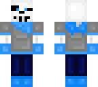 Fixed Underswap Sans | Minecraft Skin