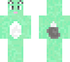Mint Green Wolf | Minecraft Skin