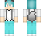 Blue Wolf Boy | Minecraft Skin