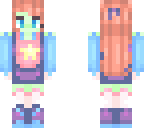 A Cute Alien Girl | Minecraft Skin