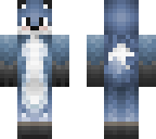 blue fox | Minecraft Skin
