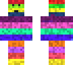 Rambow wool man | Minecraft Skin
