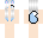 White Hair Base | Minecraft Skin