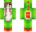 Girl in Yoshi Suit | Minecraft Skin