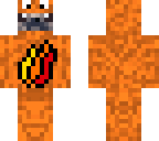 Orange elmo pug | Minecraft Skin