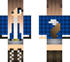 Werewolf girl horseback riding | Minecraft Skin