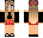 Edited Minnie Mouse | Minecraft Skin