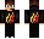 Fire logo | Minecraft Skin