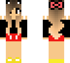 Mickey Mouse girl Naza | Minecraft Skin
