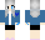 Human sans girl | Minecraft Skin