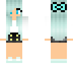 Light Blue Bow | Minecraft Skin