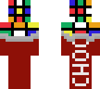 Rubix cube chocolate bar | Minecraft Skin