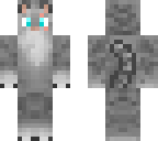 Gray tabby cat | Minecraft Skin