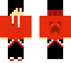 Red Creeper Boy | Minecraft Skin