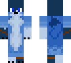 Blue Wolf Guy | Minecraft Skin