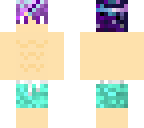 Galaxy Boy Swim Suit with Abbs | Minecraft Skin