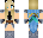 mief'wa warrior edited again | Minecraft Skin