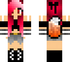 evil fox girl | Minecraft Skin