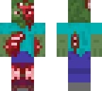 Rotten Zombie 64x32 | Minecraft Skin