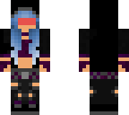 Aaron Female MCD Blue hair | Minecraft Skin