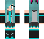 hastune miku | Minecraft Skins