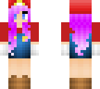 mario girl | Minecraft Skin